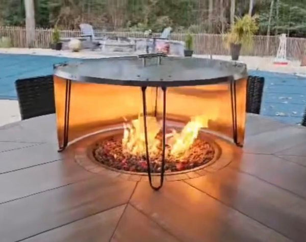 Round Heat Warden® Bundle Savings! PREMIUM Round Heat Deflector (13" L